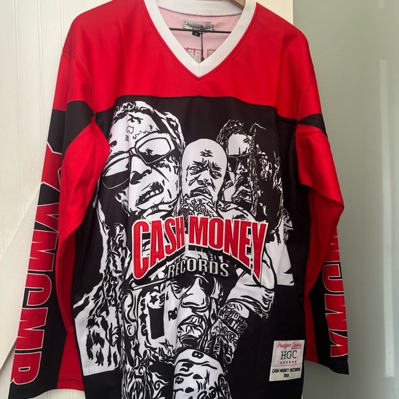 Shirts | Cash Money Records Hockey Jersey By Headgear Xl | Poshmark